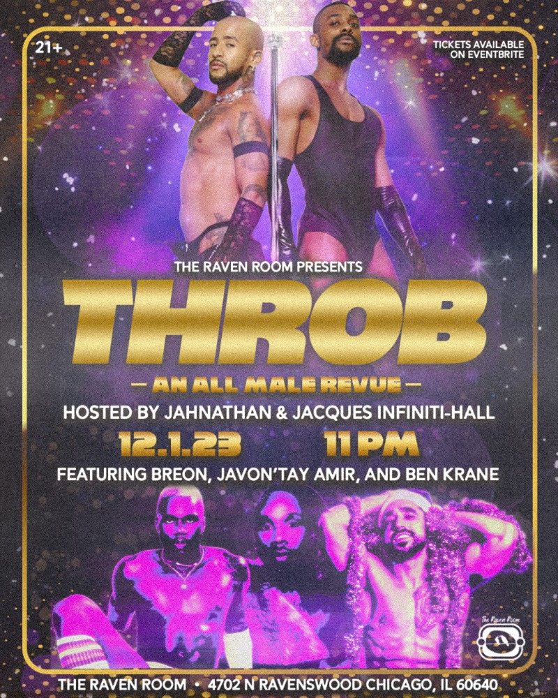 Buy tickets – THROB: All Male Review Show – The Raven Room