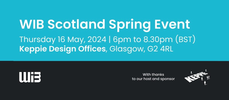 Select tickets – WIB Scotland Spring Event – Keppie Design Offices