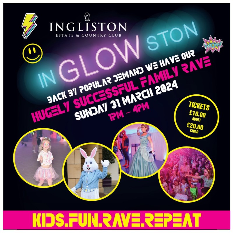 Buy tickets – InGLOWston Easter Family Rave – Grand Marquee