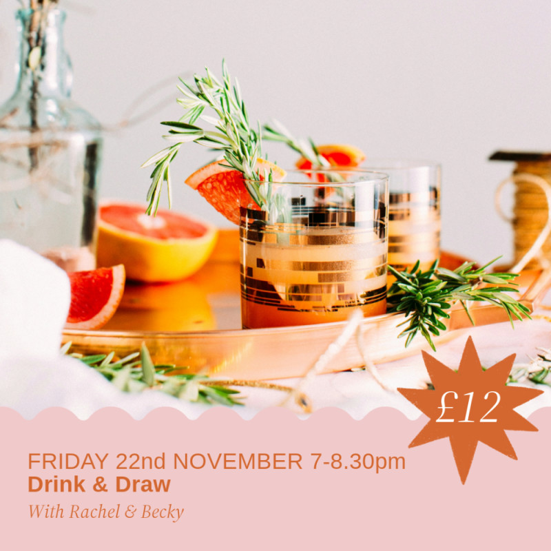 Buy tickets – Drink & Draw – Studio Sherborne
