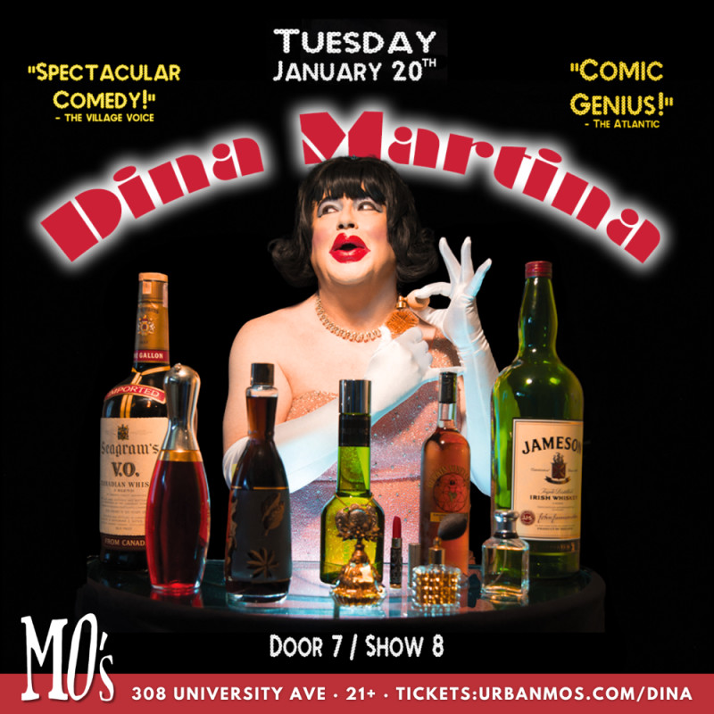 Buy tickets – Dina Martina – Urban MO's Bar & Grill