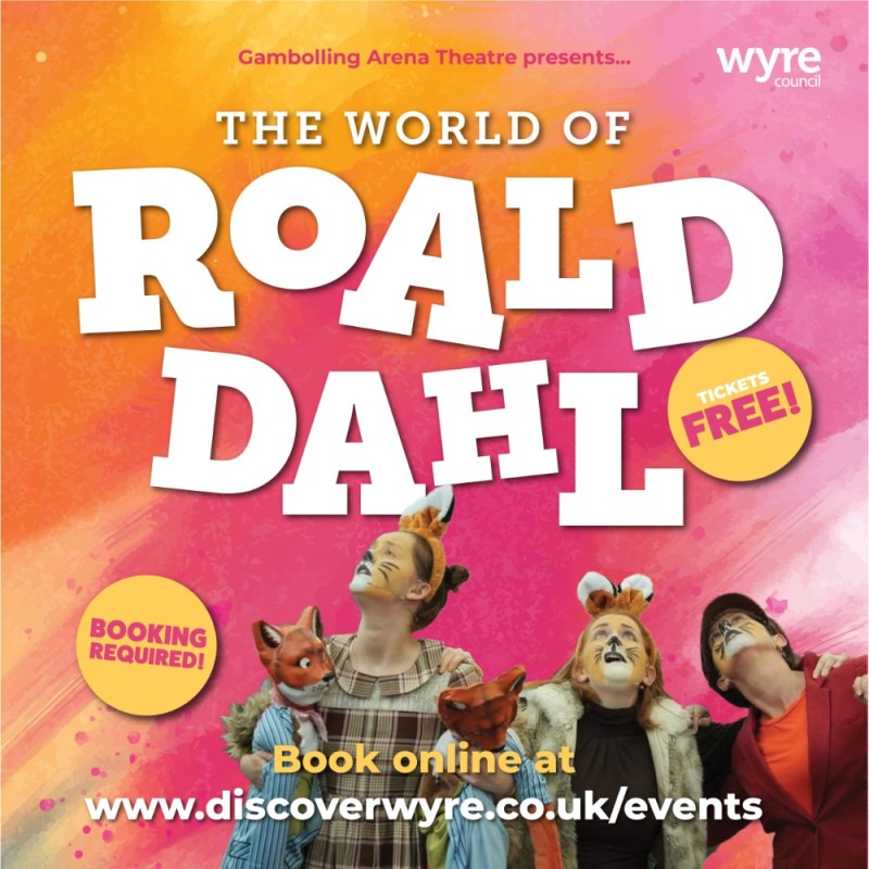 Book your tickets – The World of Roald Dahl – Pilling Village Hall