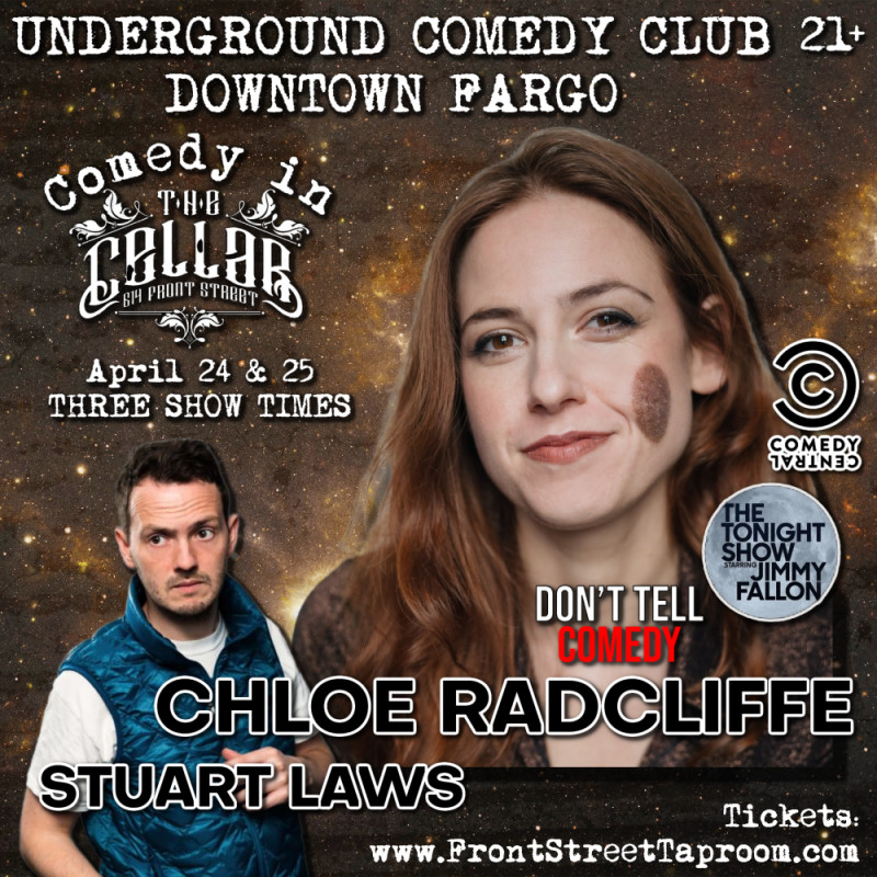 Buy Tickets – Comedy in the Cellar - Chloe Radcliffe – Front Street Taproom