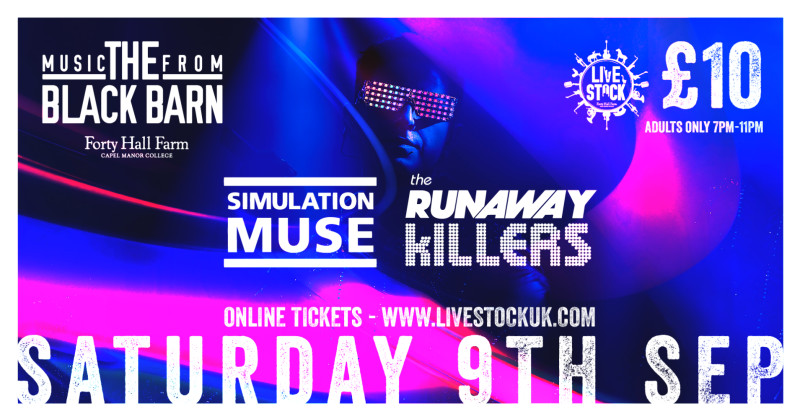 Buy tickets – Simulation Muse V The Runaway Killers at The Black Barn ...