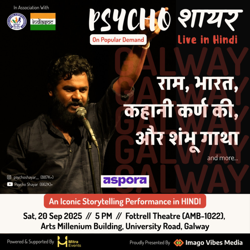 Book Tickets Now – Psycho Shayar LIVE (in Hindi) // Galway – Fottrell ...