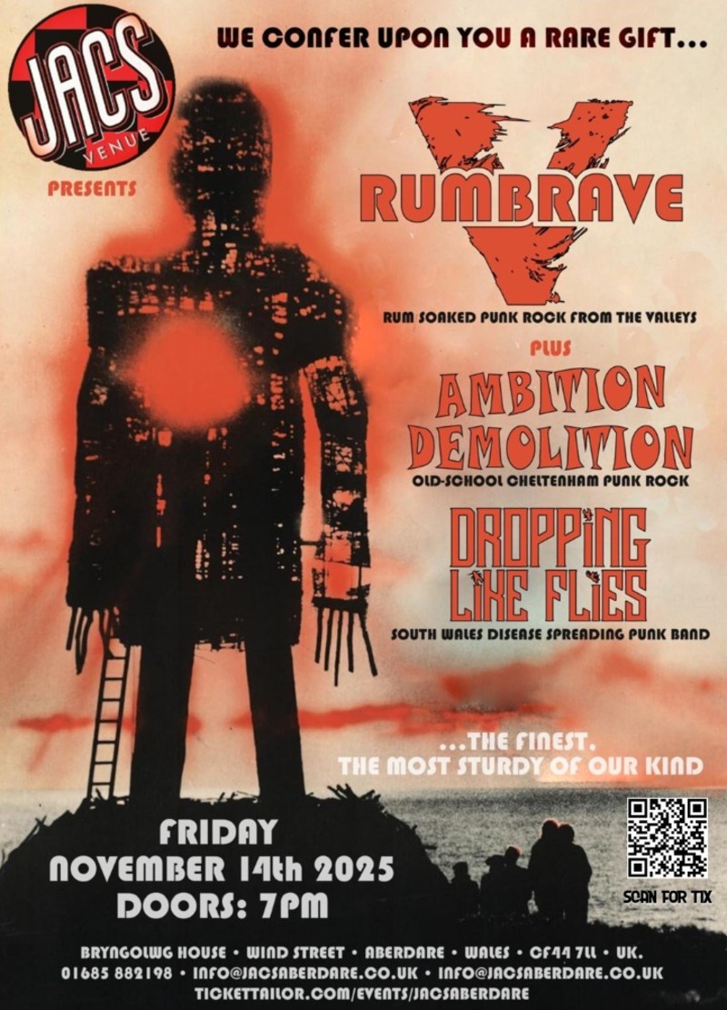 Buy tickets – Rumbrave / Ambition Demolition / Dropping Like Flies ...