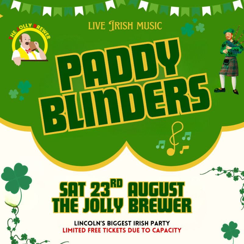 Limited Free Tickets – 🍀 PADDY BLINDERS - LIVE IRISH MUSIC 🍀 – The ...