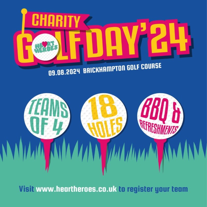 Select tickets – Heart Heroes Golf Day – Brickhampton Court Golf Complex