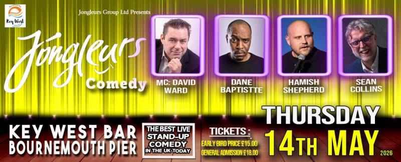 Buy tickets – Jongleurs Stand Up Comedy on Bournemouth Pier – Key West ...