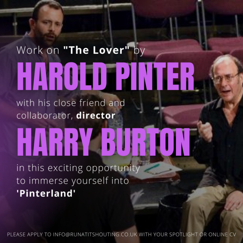 BOOK NOW – HARRY BURTON - IN PERSON HAROLD PINTER'S THE LOVER – GoHub ...
