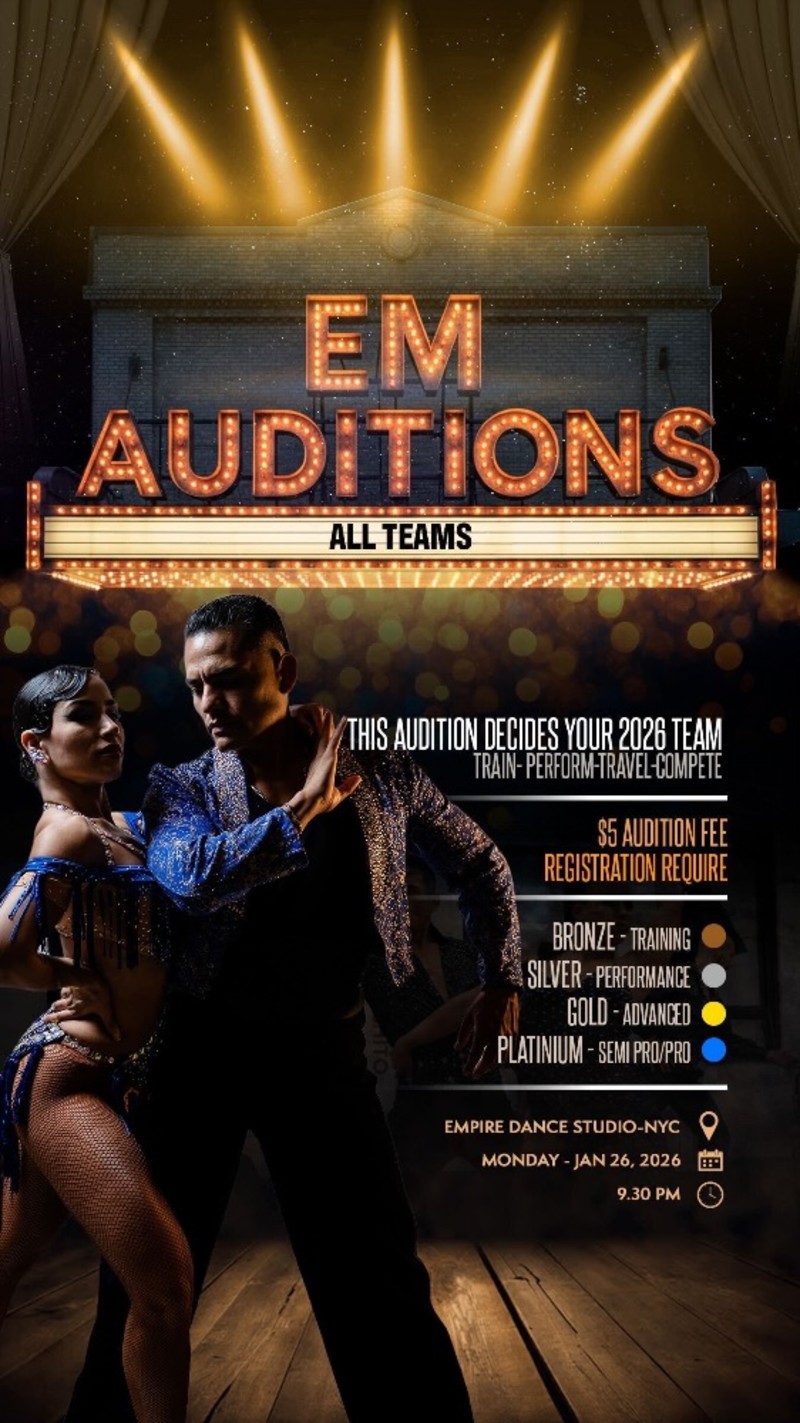 Select tickets – EM AUDITIONS – Empire Dance Studio