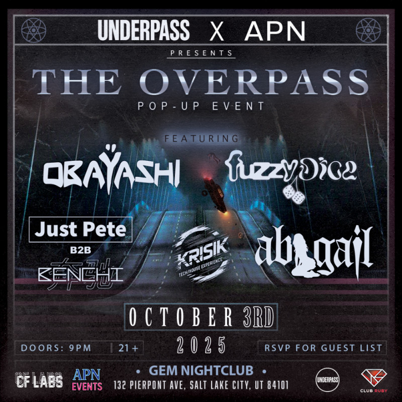 Select tickets – Underpass x APN Presents: The Overpass 'Pop-Up' Event ...
