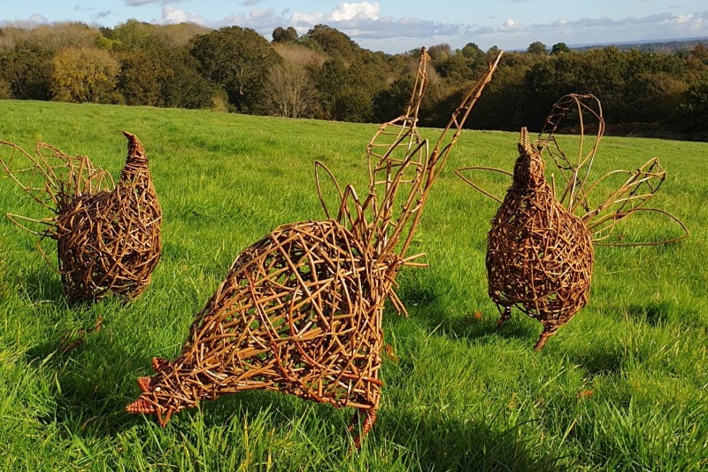 BOOK NOW – Make a Willow Chicken – West Horsley Place