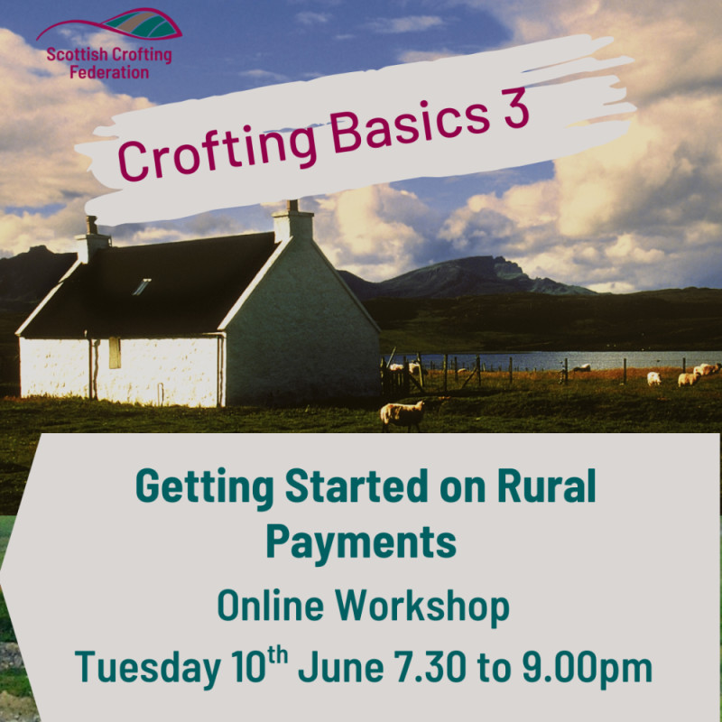 Select tickets – Getting Started with Rural Payments: Crofting Basics 3 ...