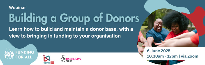 Select tickets – Building a Group of Donors – Zoom