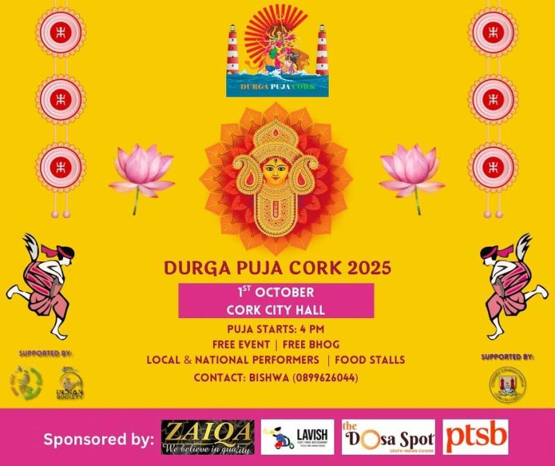 Register for Durga Puja Cork 2025 – Durga Puja Cork 2025 – Cork City Hall
