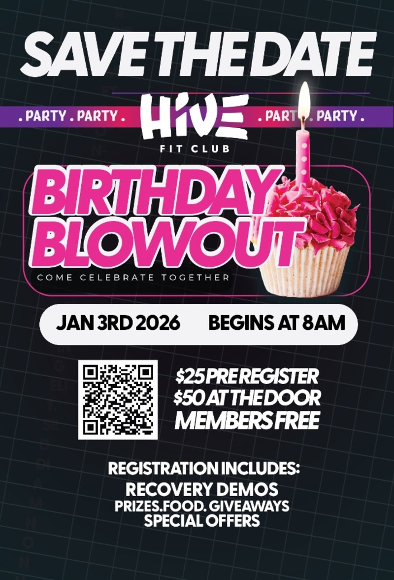 Buy tickets – HIVE BIRTHDAY BLOWOUT – Hive Fit Club
