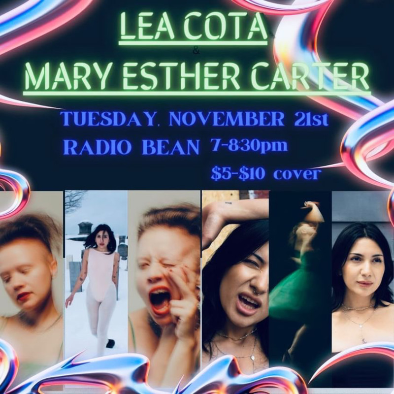 Buy tickets – Lea Cota & Mary Esther Carter @ Radio Bean – Radio Bean