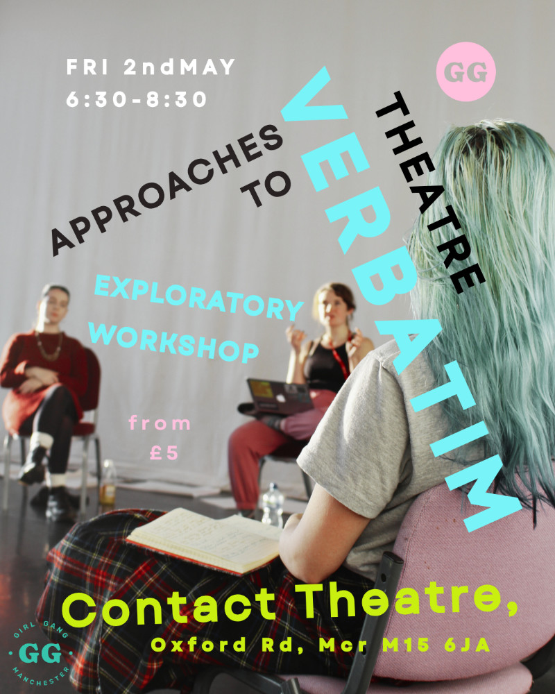 Select tickets – Itch that Scratch: Approaches to Verbatim Theatre ...