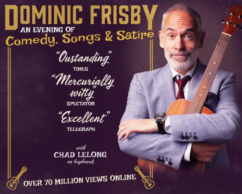 Buy tickets – Dominic Frisby: An Evening of Comedy, Songs and Satire ...