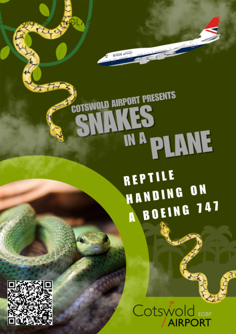 Buy Now – Snakes in* a Plane – Negus 747 - Cotswold Airport
