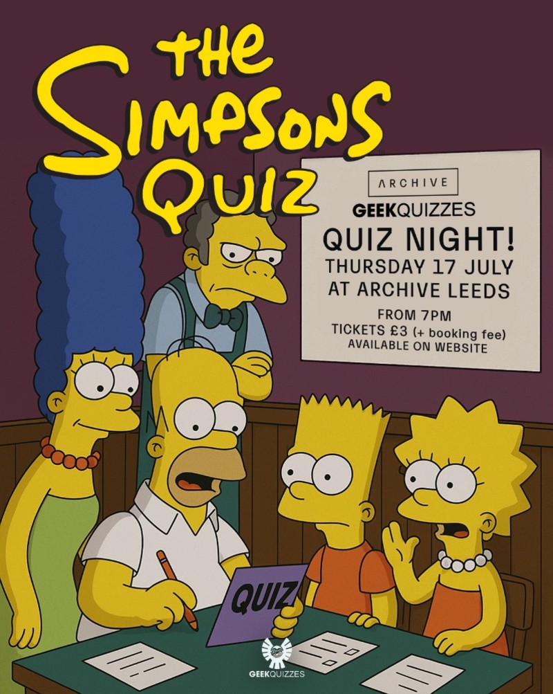 Buy tickets – The Simpsons Quiz Event – Archive