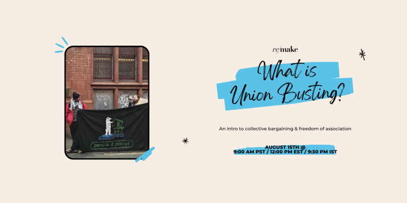 Select tickets – What is Union Busting? – Zoom