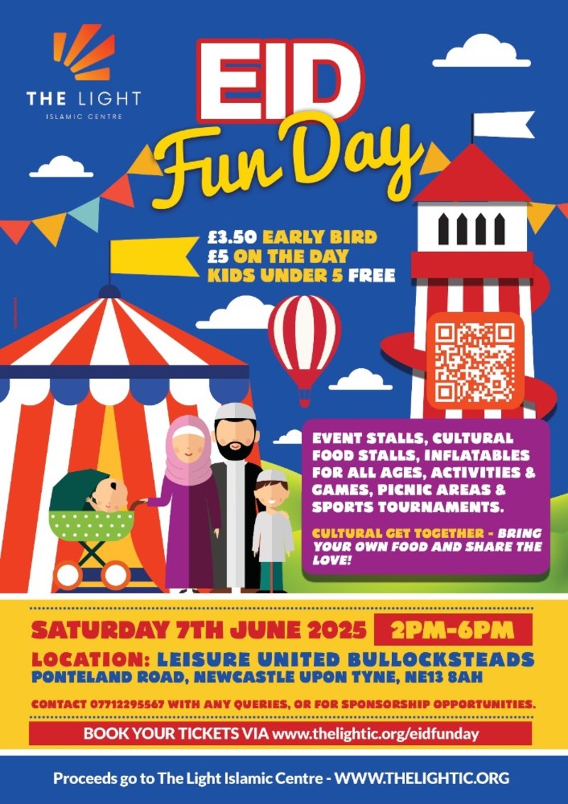 Buy tickets – Eid Fun Day – Leisure United, Bullocksteads
