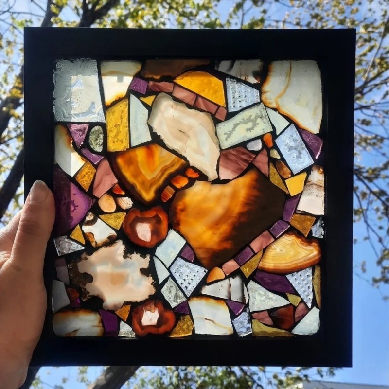 Buy tickets – Stained Glass & Agate Mosaic – The Rock and Art Shop