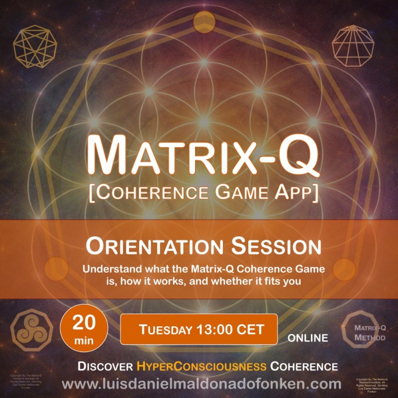 Buy tickets – Matrix-Q Coherence Game App - Orientation Session – Zoom