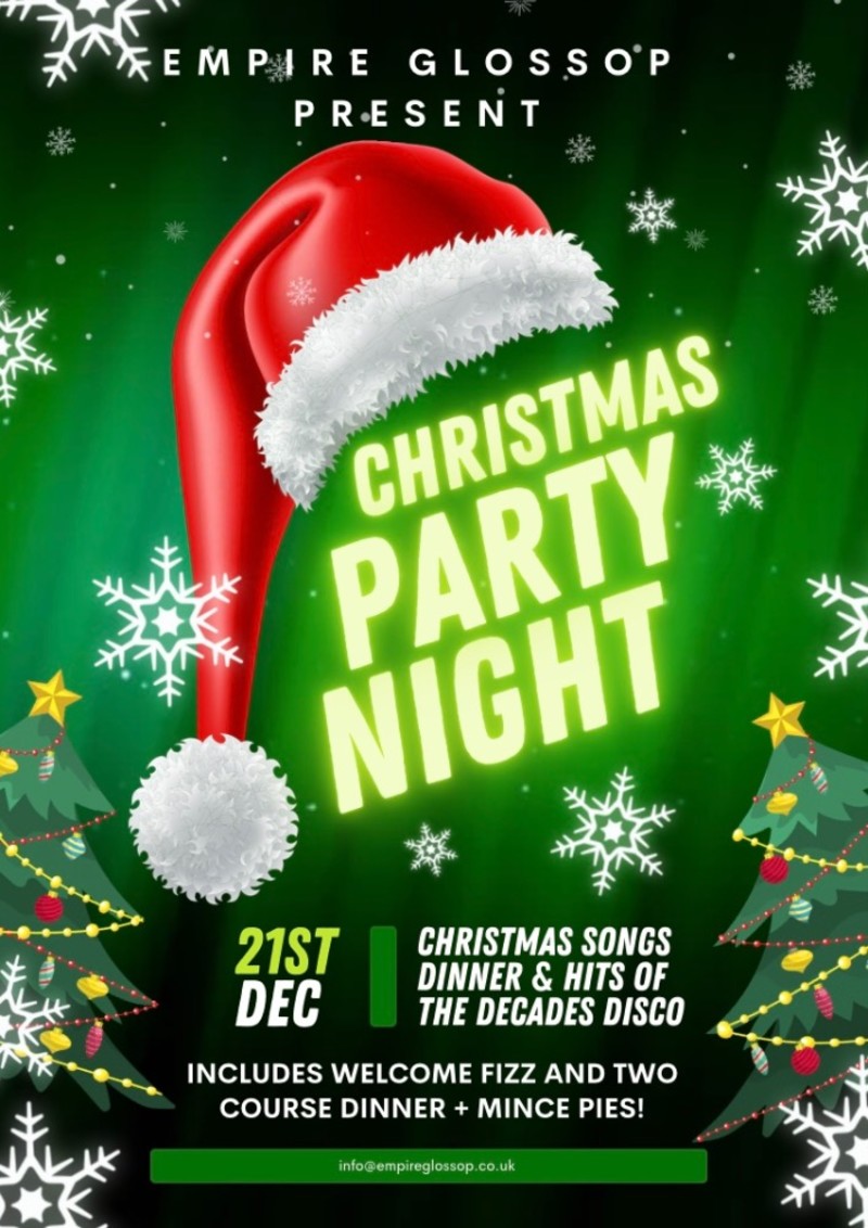 Buy tickets – Hits of the decades - A Christmas Party – Empire Glossop