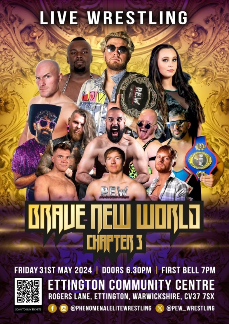 Buy tickets – P.E.W BRAVE NEW WORLD: CHAPTER 3 – Ettington Community Centre