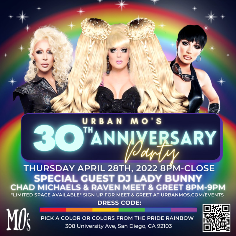 Select tickets – Chad Michaels & Raven Meet & Greet – Urban MO's