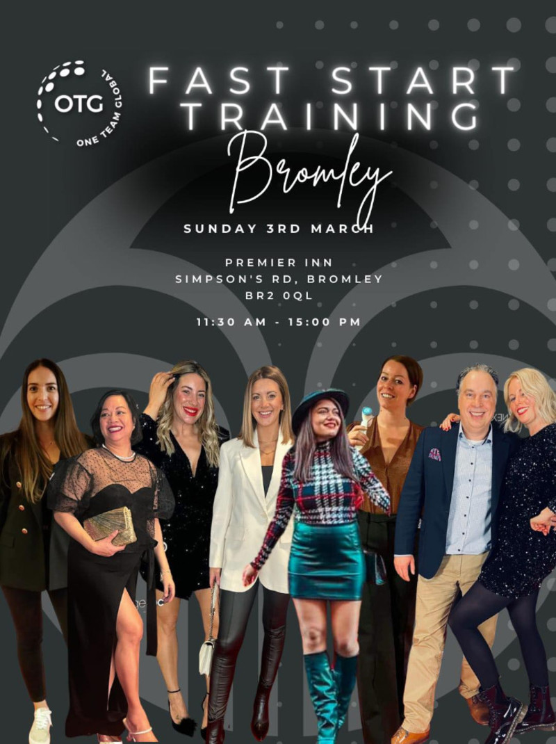 Book Tickets – OTG Fast Start Training Bromley – Premier Inn, Simpsons Road