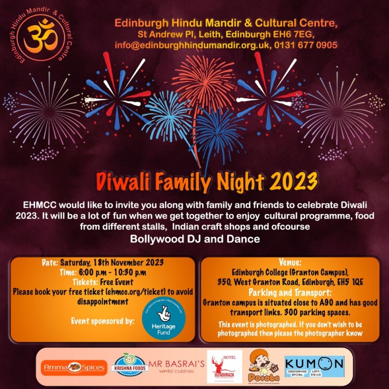 Select tickets – Diwali Family Night – Diwali Family Night