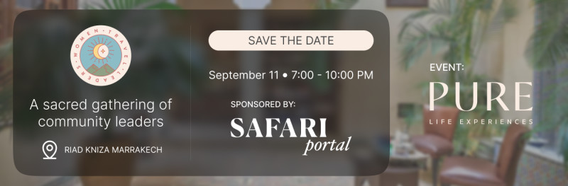 Select tickets – In person Gathering - PURE Marrakech – Riad Kniza