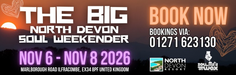 Buy tickets – The Big North Devon Soul Weekender – North Devon Resort