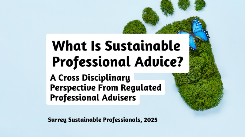 Select tickets – What is sustainable professional advice? A cross ...