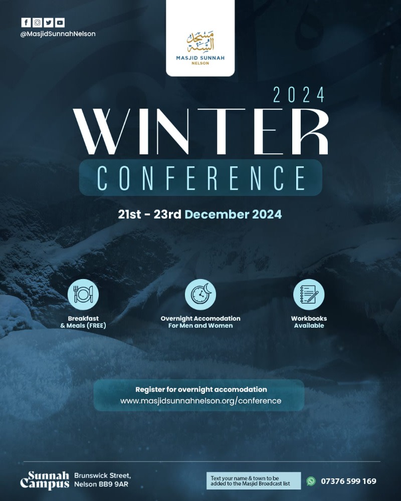 Select tickets – Winter Conference 2024 – Masjd Sunnah Nelson ...