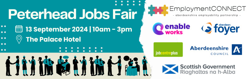Reserve a spot – Peterhead Jobs Fair – The Palace Hotel, Peterhead