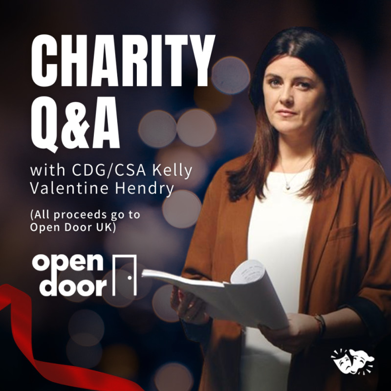 BOOK NOW – CHARITY Q&A WITH CASTING DIRECTOR KELLY VALENTINE HENDRY