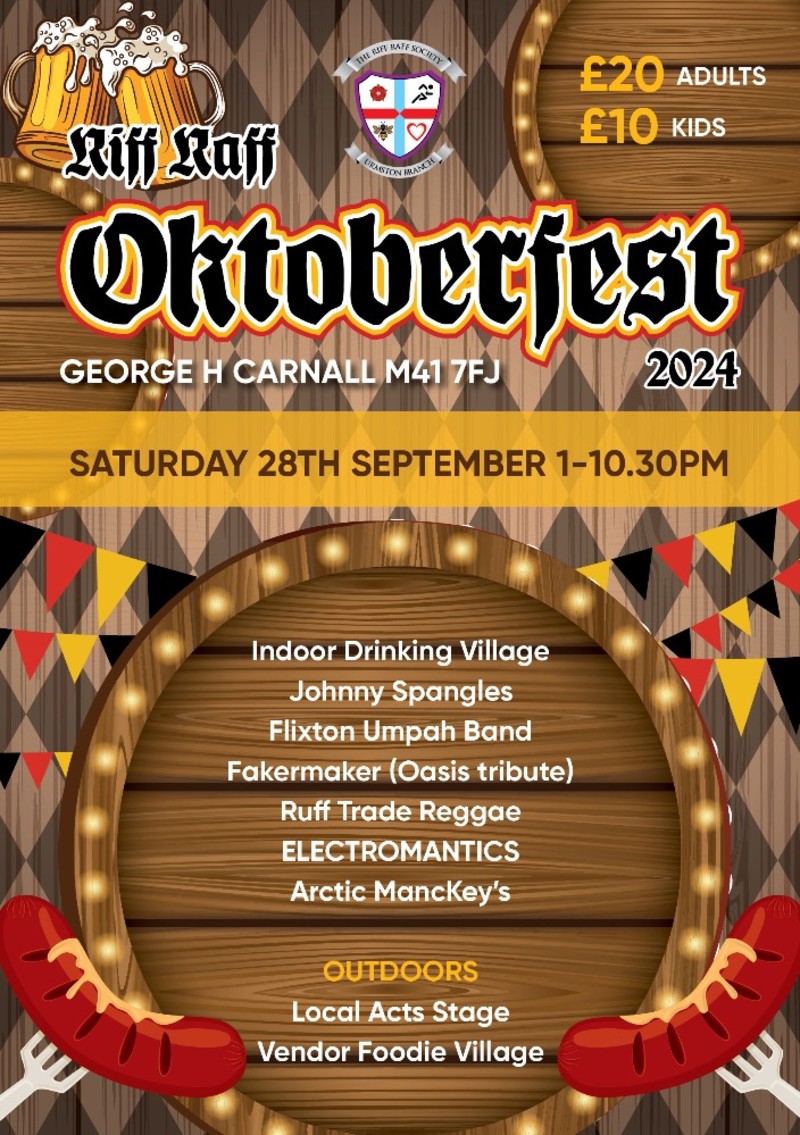 Buy tickets – Riff Raff Oktoberfest 2024 – The George Carnell