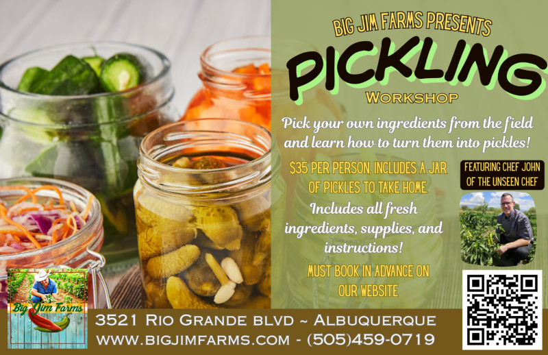 Buy tickets – Pickling Workshop at Big Jim Farms – Big Jim Farms