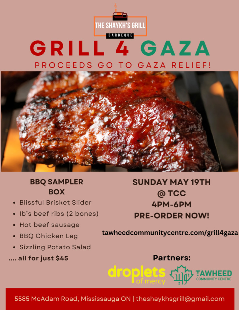 Buy tickets – Grill 4 Gaza: Delicious BBQ to support Gaza Relief ...
