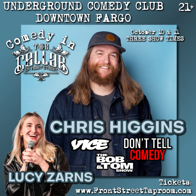 Buy Tickets – Comedy in the Cellar - Chris Higgins – Front Street Taproom