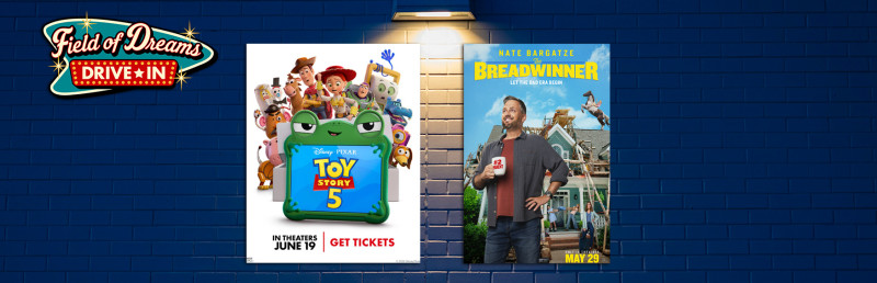Buy tickets – Screen 1 Toy Story 5 / The Breadwinner – Field of Dreams ...