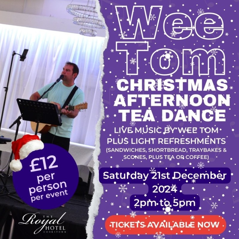 Buy tickets – Christmas Afternoon Tea Dance with Wee Tom – The Royal ...