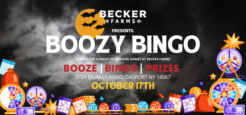 Purchase Tickets – SPOOKY BOOZY BINGO – Becker Brewing Co