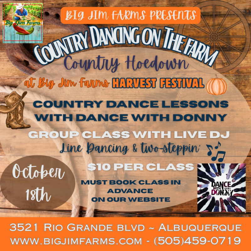 Buy tickets – Country Dance Lessons on the Farm – Big Jim Farms