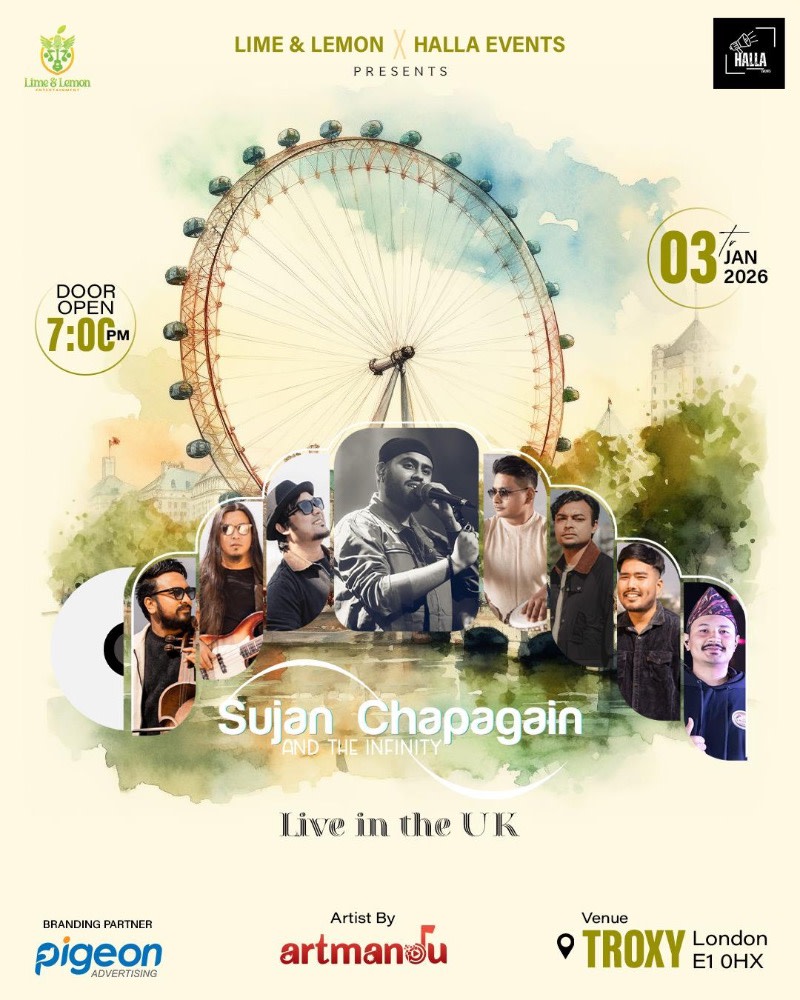 Buy tickets – Sujan Chapagain & The Infinity Band – Troxy